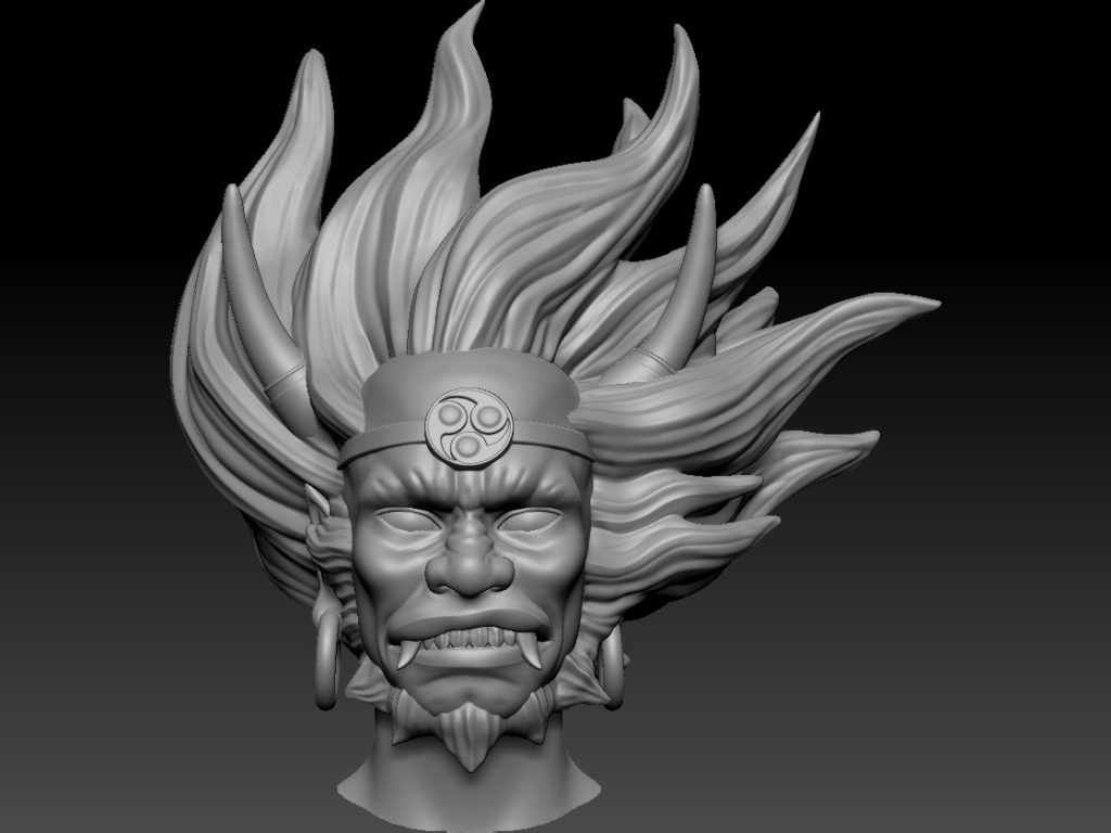 Oni Demon – Angry – BlueInfernoFigures.com