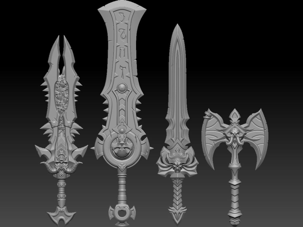 Pack – Ogre Weapons – BlueInfernoFigures.com