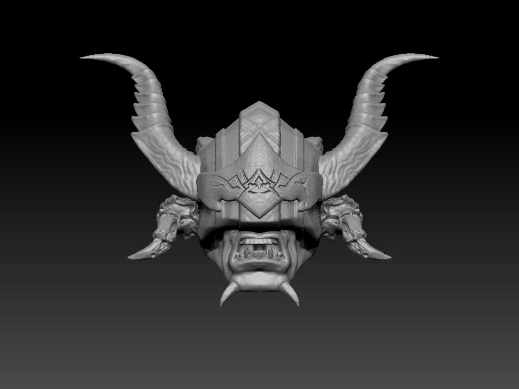 Hellstorm head – helmet – BlueInfernoFigures.com