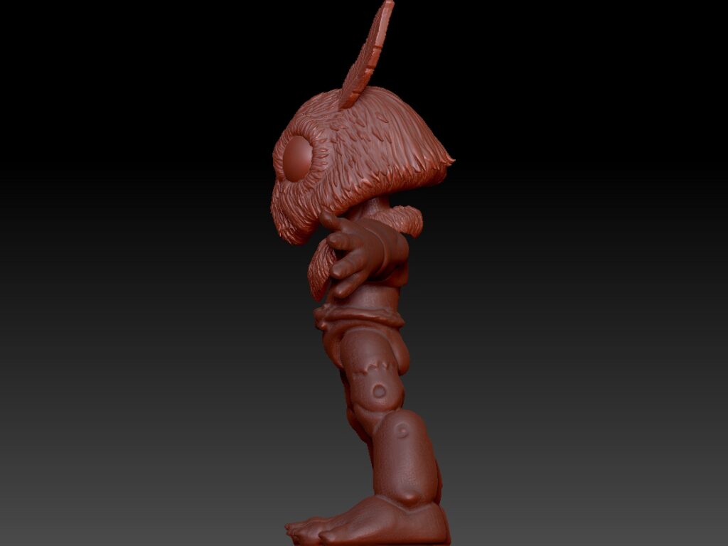 MothLing Head – BlueInfernoFigures.com